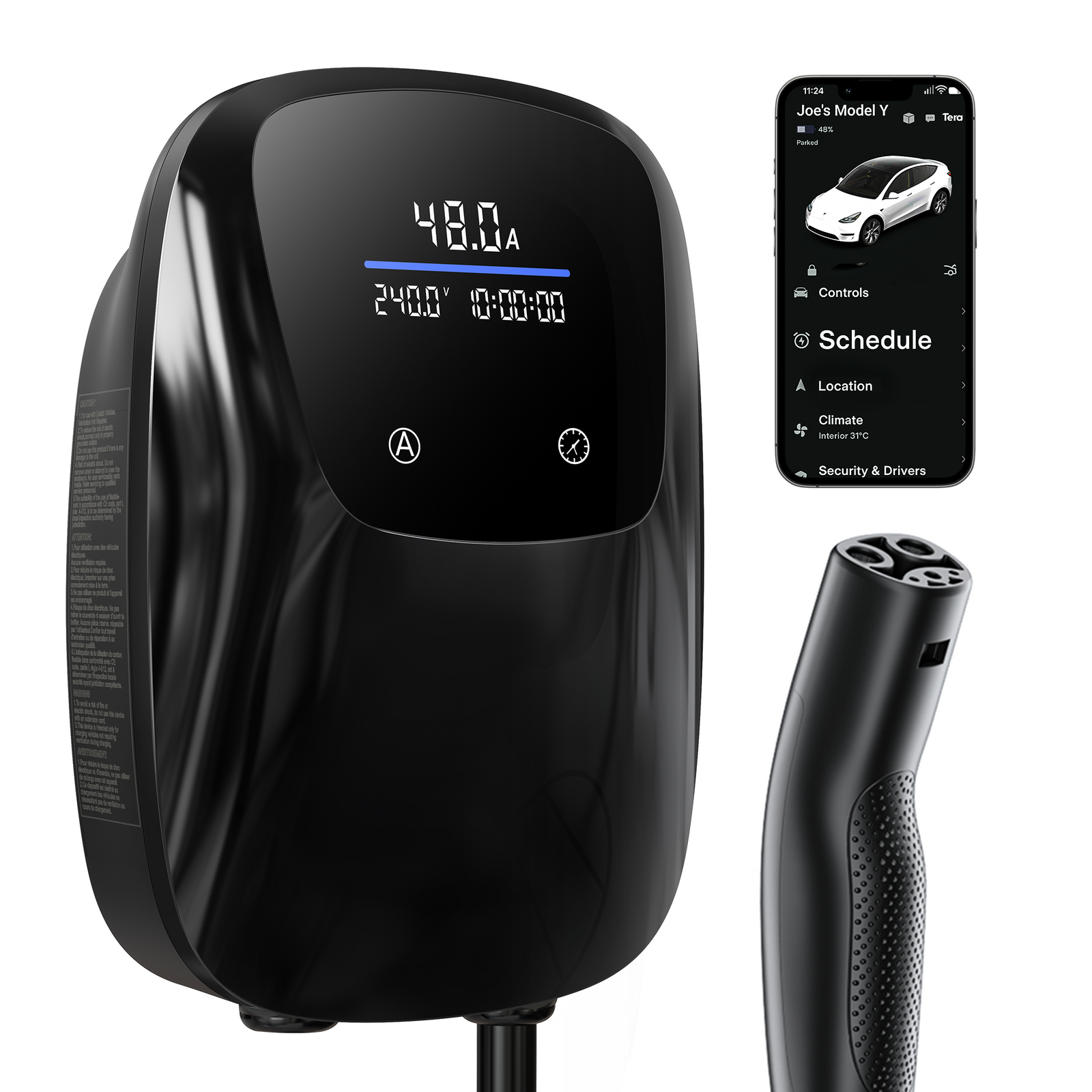 Tera Innovation EV Charging Solutions | Level 1/2 Portable, Wall ...