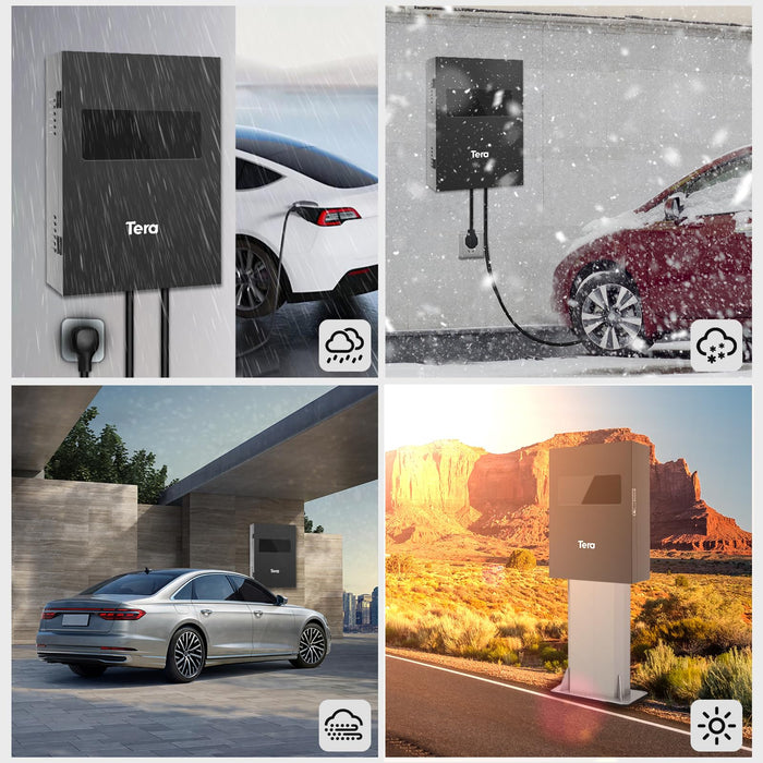 Lockable Universal EV Wall Charger Station Box | Tera Innovation