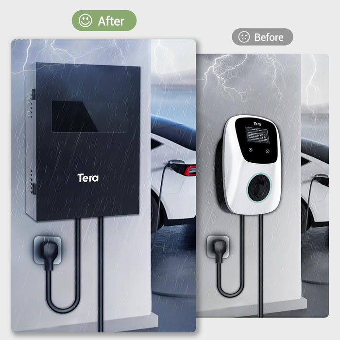 Lockable Universal EV Wall Charger Station Box | Tera Innovation